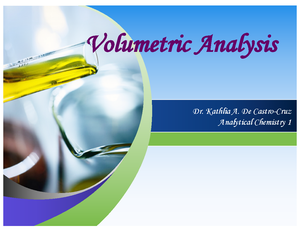 Toaz - Chemistry - MALAYAN COLLEGES LAGUNA EXPERIMENT NO. 5 DOUBLE ...