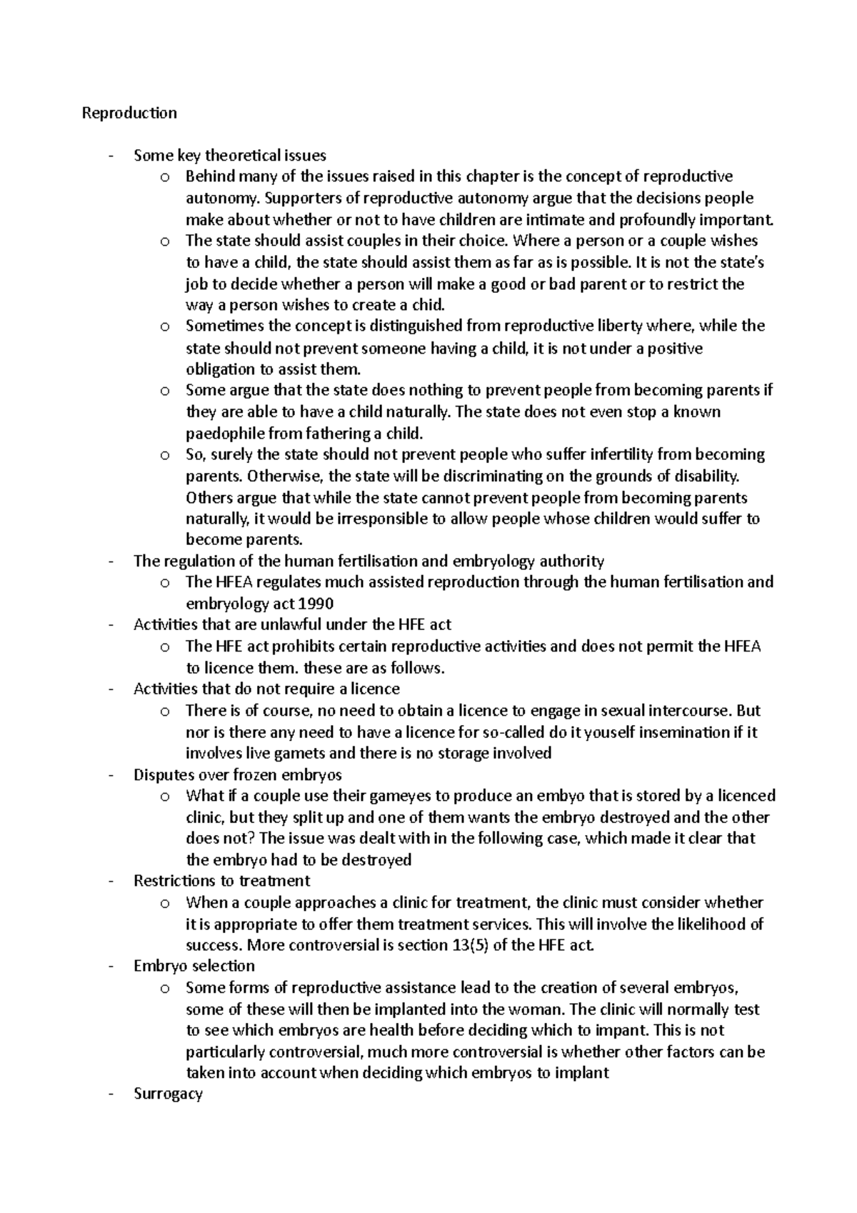 Lecture 7 - Reproduction - Reproduction Some key theoretical issues o ...