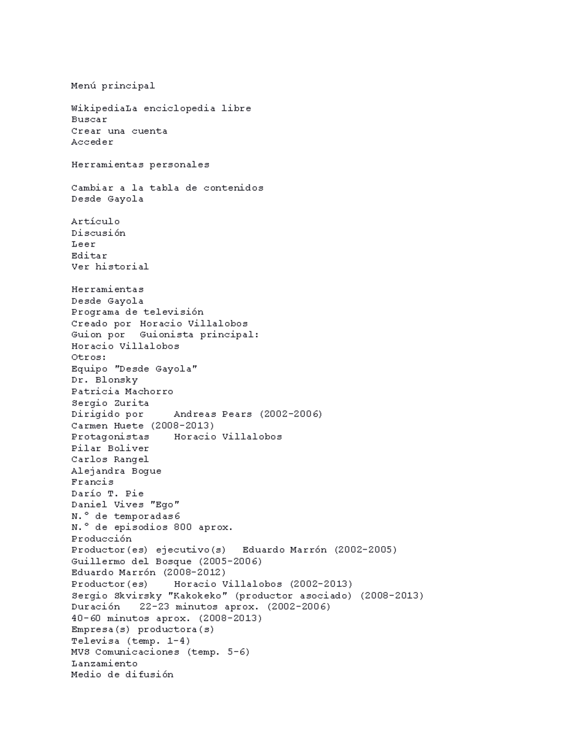 Desde-gayola - resumen de ciudad - Menú principal WikipediaLa ...