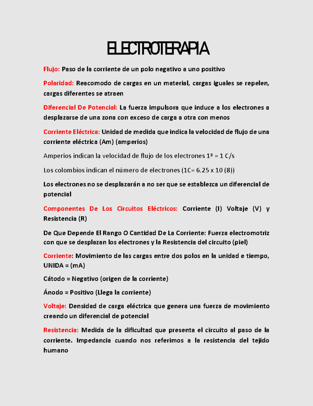 Electroterapia En Fisioterapia Descripcion De La Tecnica Detallada ...