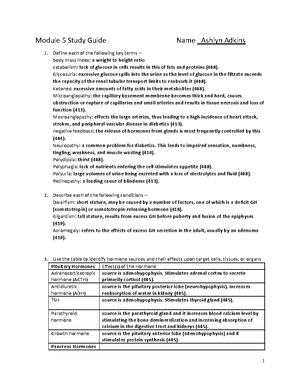 Module 1 SG HSC - Study guide - Zoe Winstead Chapter 1 Define each of ...