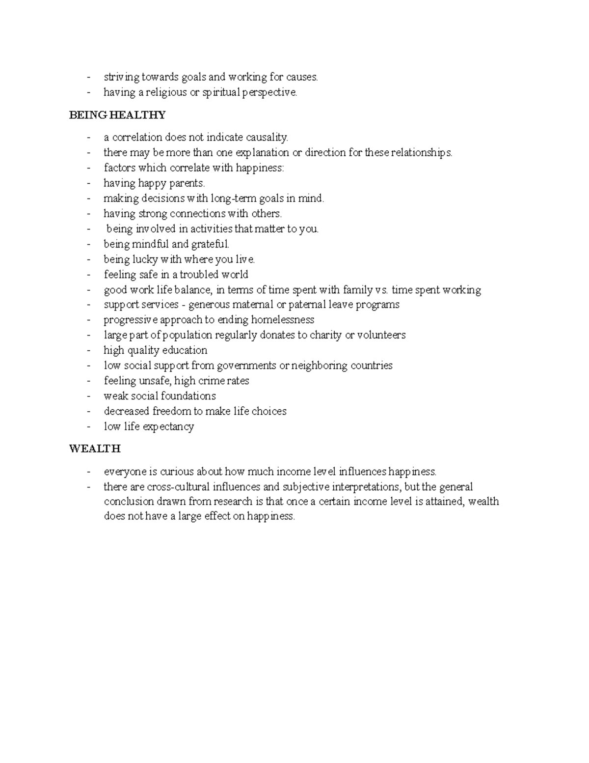 Emotional Experience Notes 5 - striving towards goals and working for ...