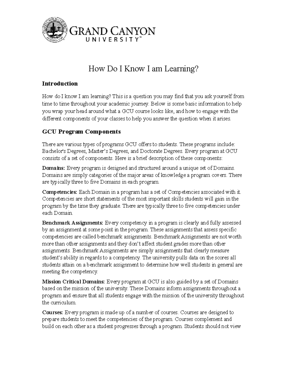 How Do IKnow Iam Learning - How Do I Know I am Learning? Introduction ...