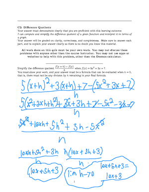 Calc2 - Terms to know for Calculus 1 - domain the set of inputs for a ...