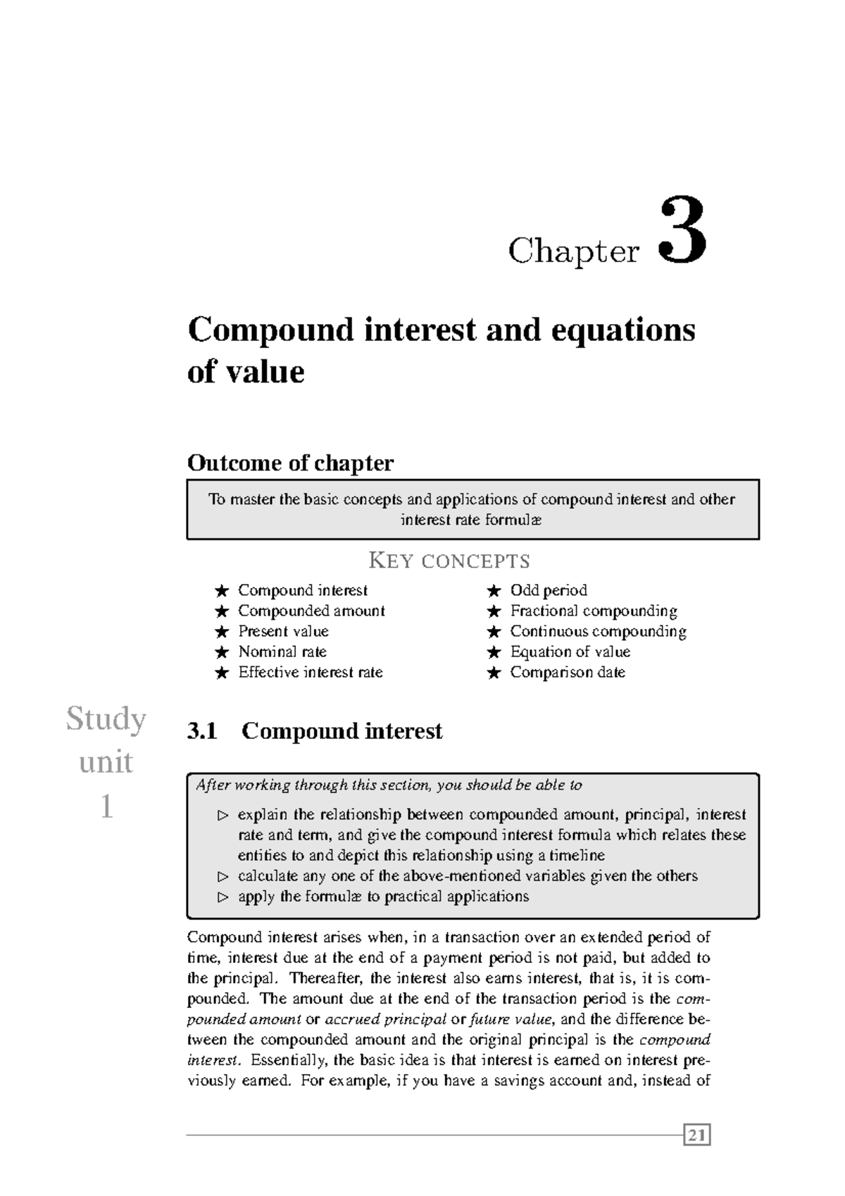 DSC1630 lesson 3 2020 - SUMMARY OF CHA[TER 3 - Chapter 3 Compound ...
