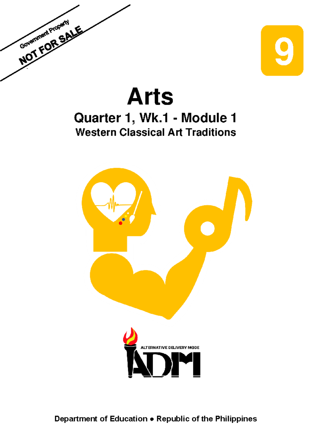 Arts Quarter 1 Module 111 - NOT Arts Quarter 1, Wk - Module 1 Western ...