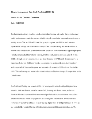 BAM - Talks about the BAM in NYC, NY - provides us with the history ...