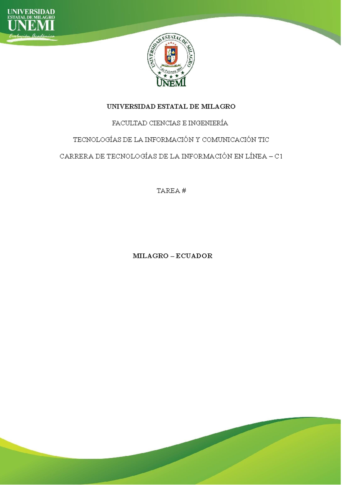CAL Integrales - semana 4 - UNIVERSIDAD ESTATAL DE MILAGRO FACULTAD ...