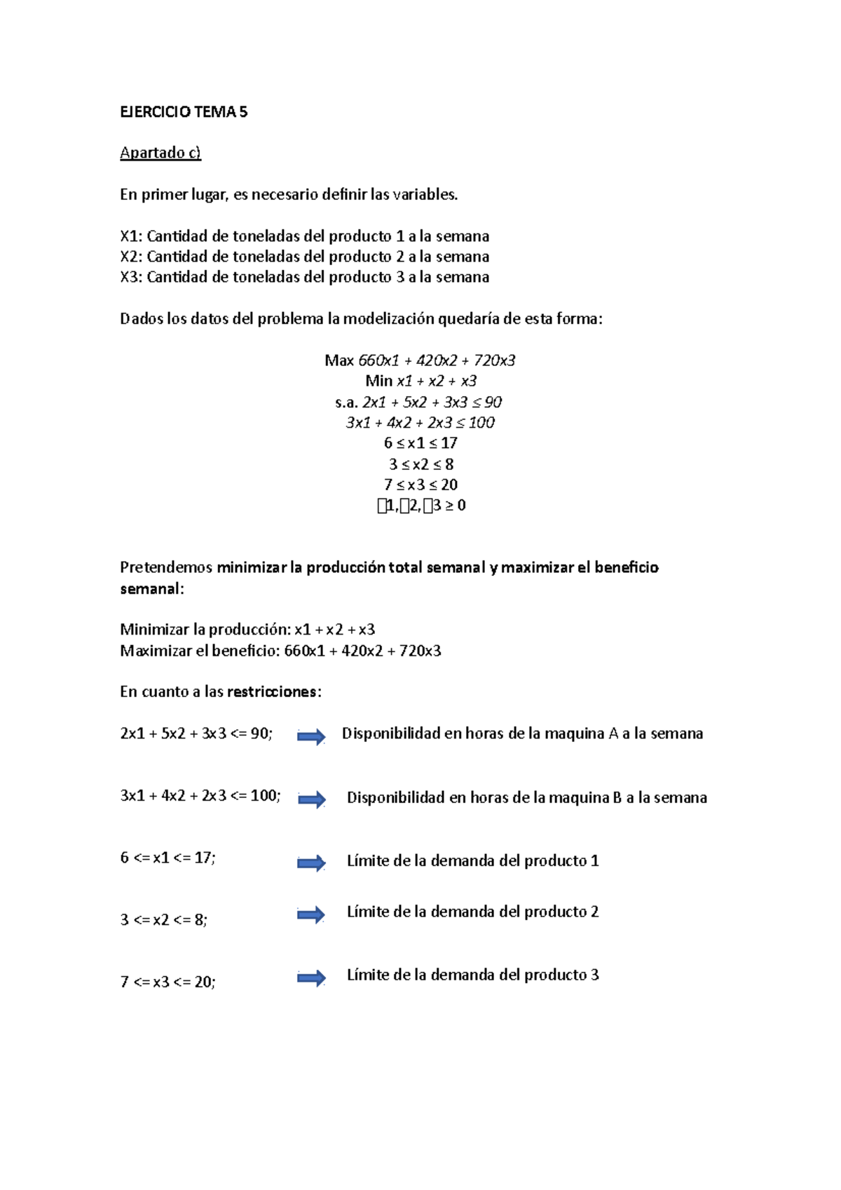 Ejercicio 12 - EJERCICIO TEMA 5 Apartado c) En primer lugar, es ...