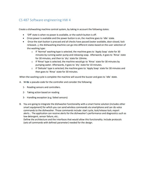 487 Final Notes - Summary Software Engineering I - Software Development ...