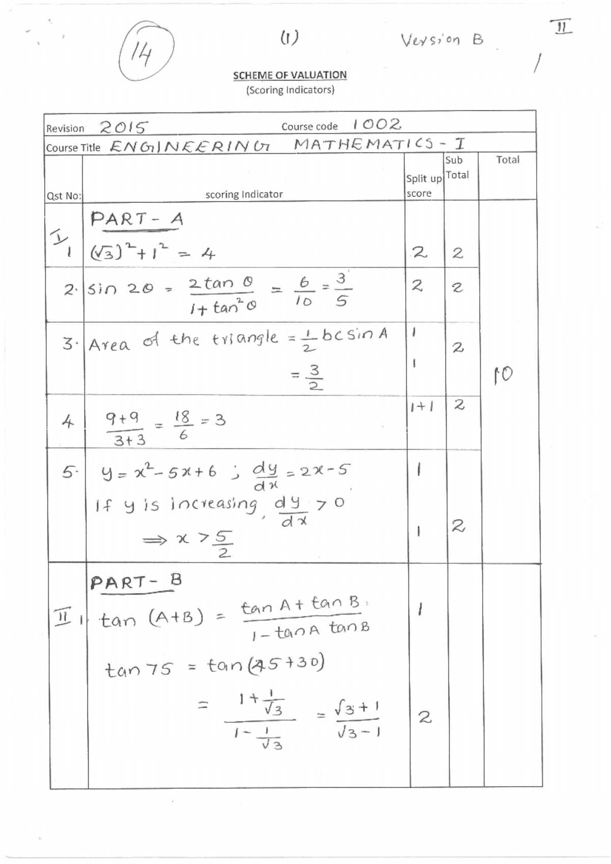 Maths ans oct 2018 pdf - Mechanical Engineering - Studocu