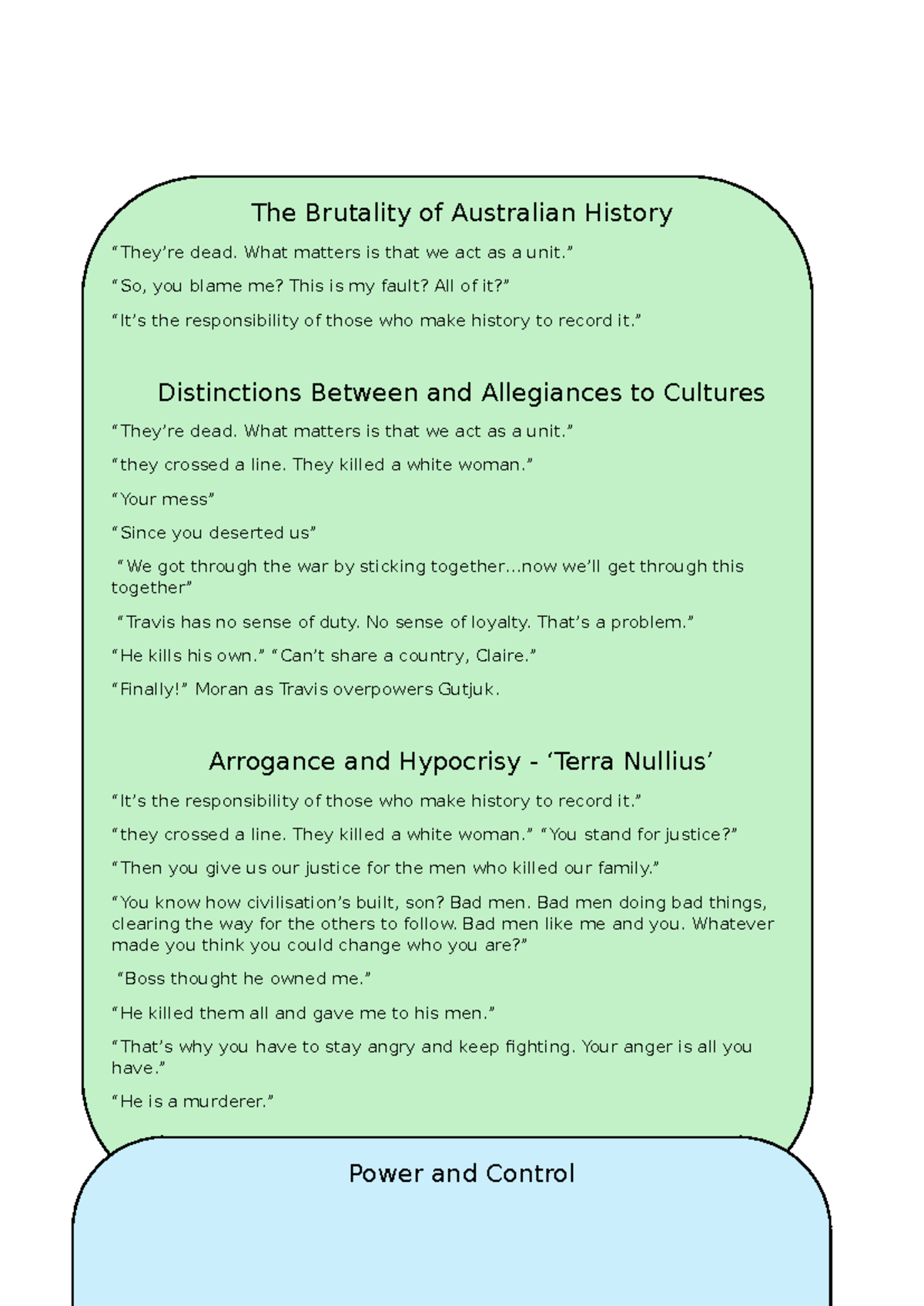 High Ground quotes - The Brutality of Australian History “They’re dead ...