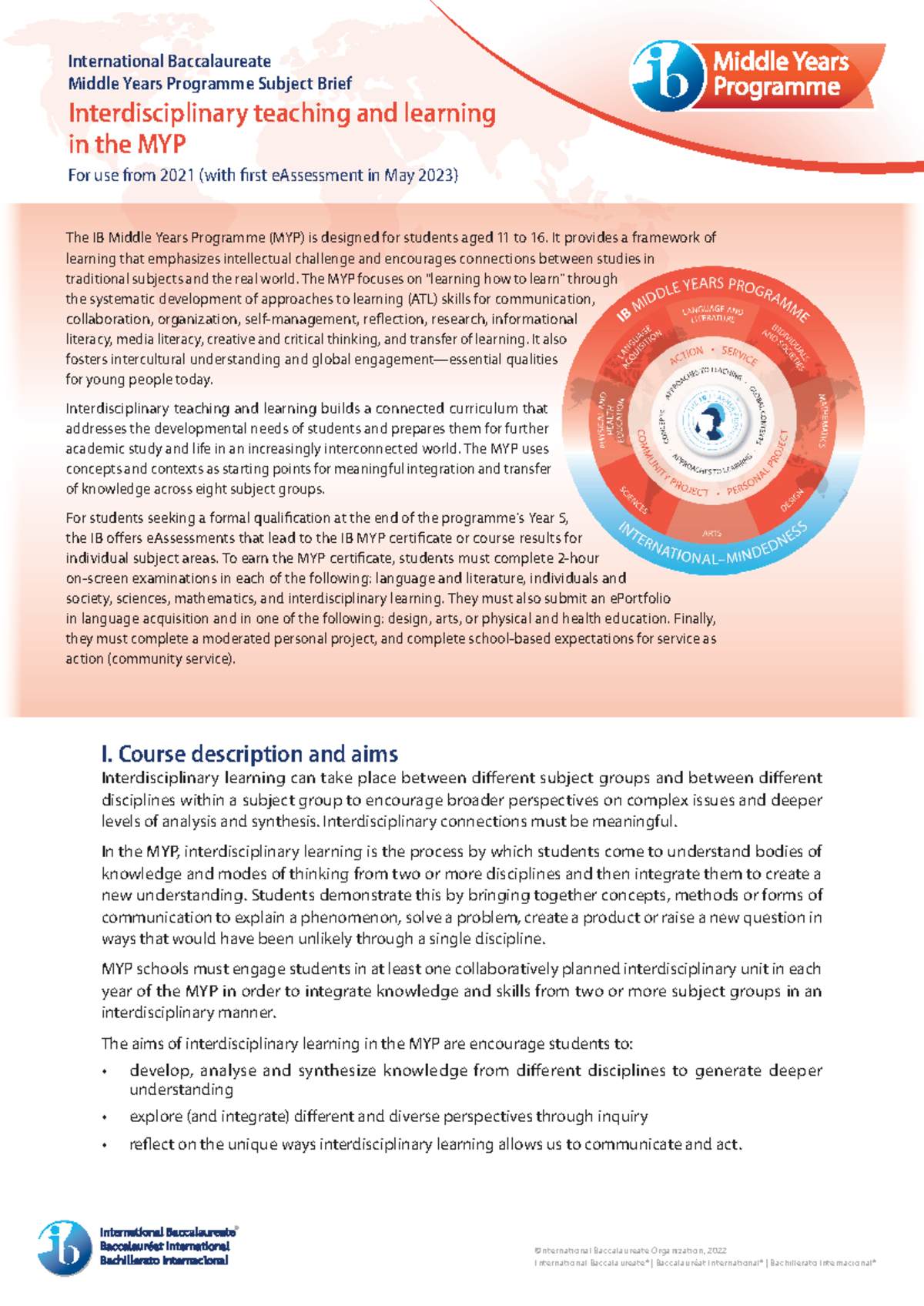 Myp-brief-interdisciplinary-learning en - The IB Middle Years Programme ...
