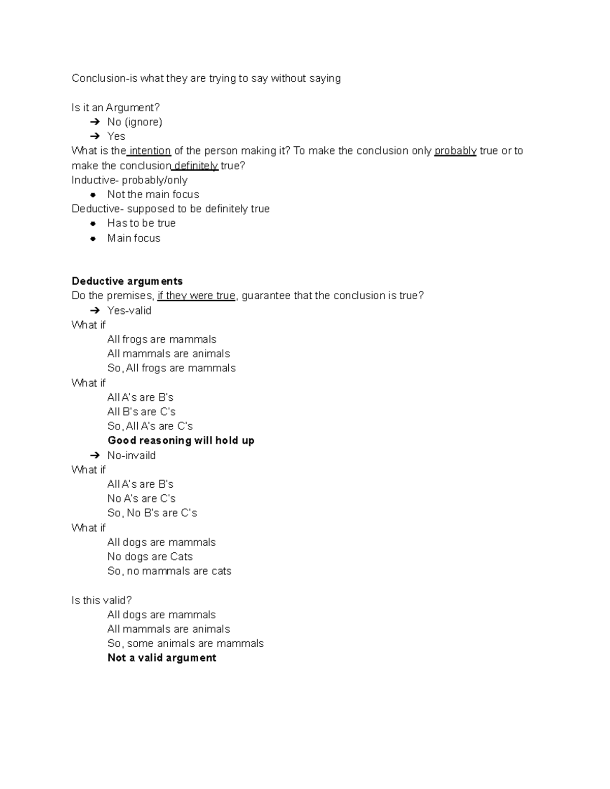 Phil 103- Chapter 1 - Neil Manson - Conclusion-is what they are trying ...