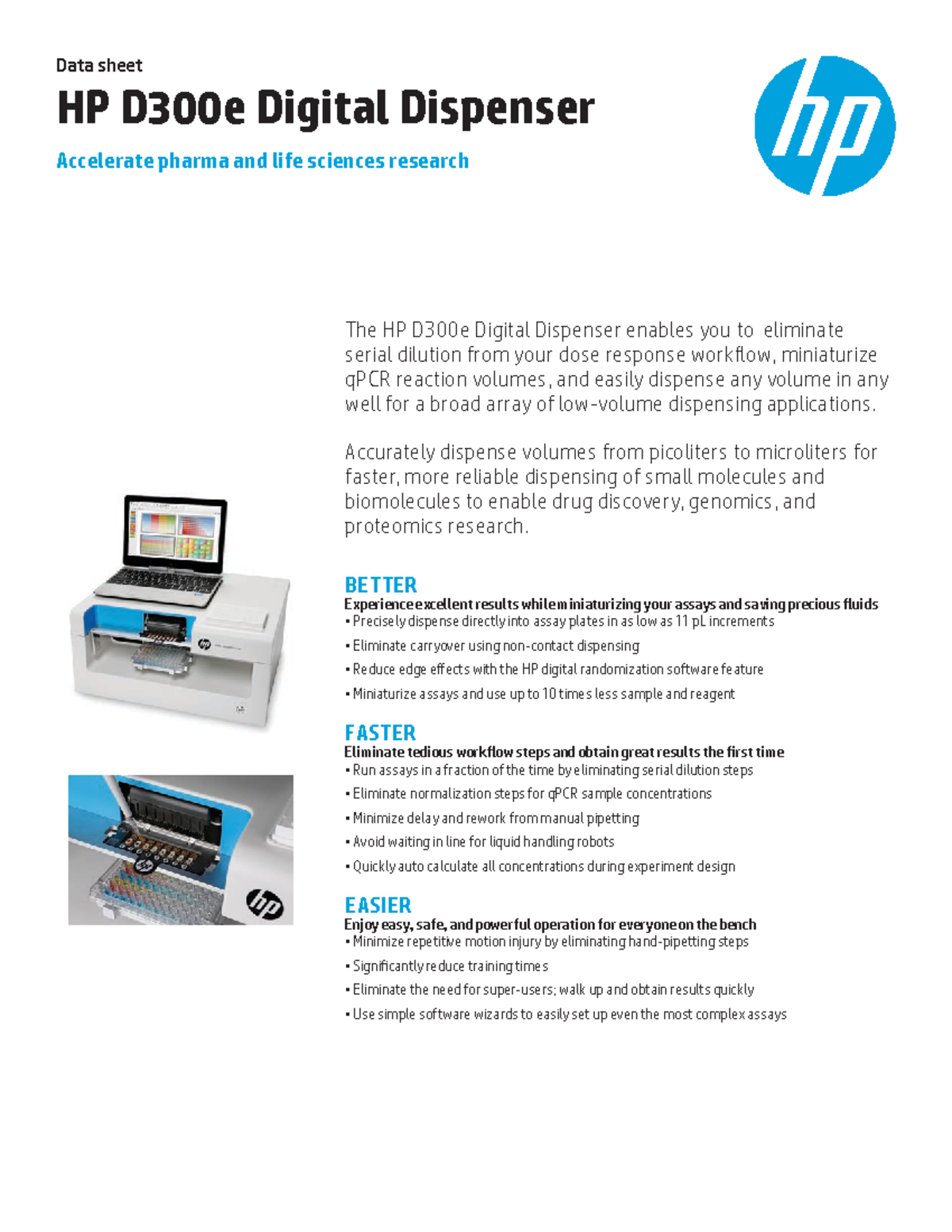 4AA5-9729ENW - Analysis method - The HP D300e Digital Dispenser enables ...