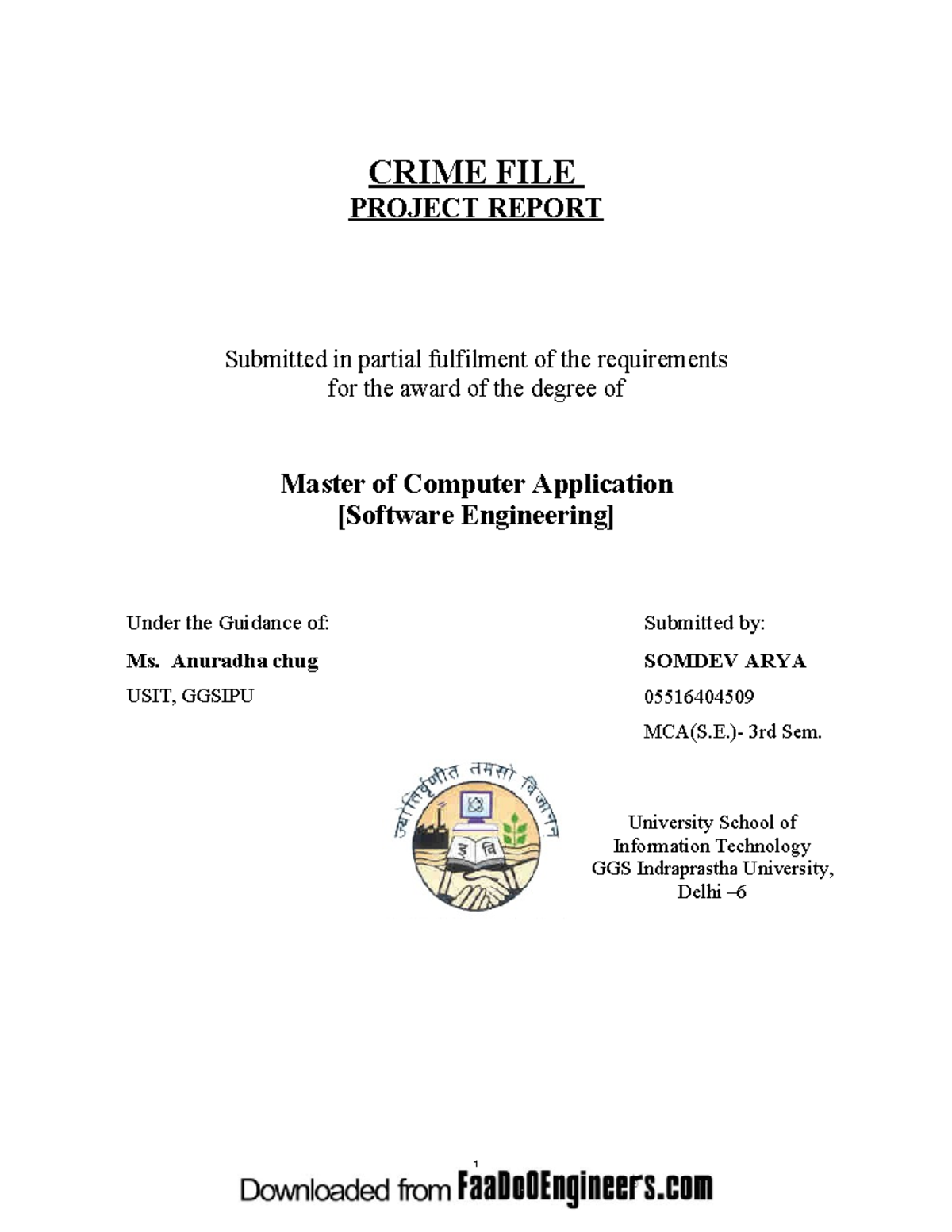 Crimefile-140209213436-phpapp 01 - CRIME FILE PROJECT REPORT Submitted ...