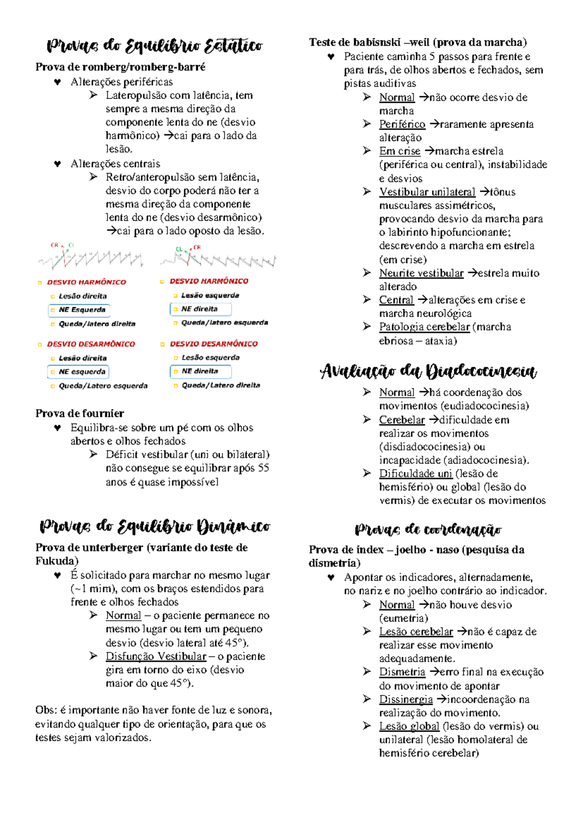 Resumo Prova 1 Equilíbrio - Provas do Equilíbrio Estático Prova de ...