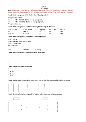 Problems#5 - Programming fundamentals questions to solve for practice ...