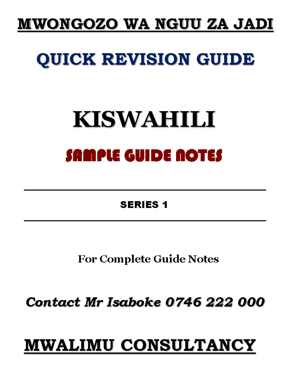 NGUU ZA JADI Guide Sample Model 14012023023 - MWONGOZO WA NGUU ZA JADI ...