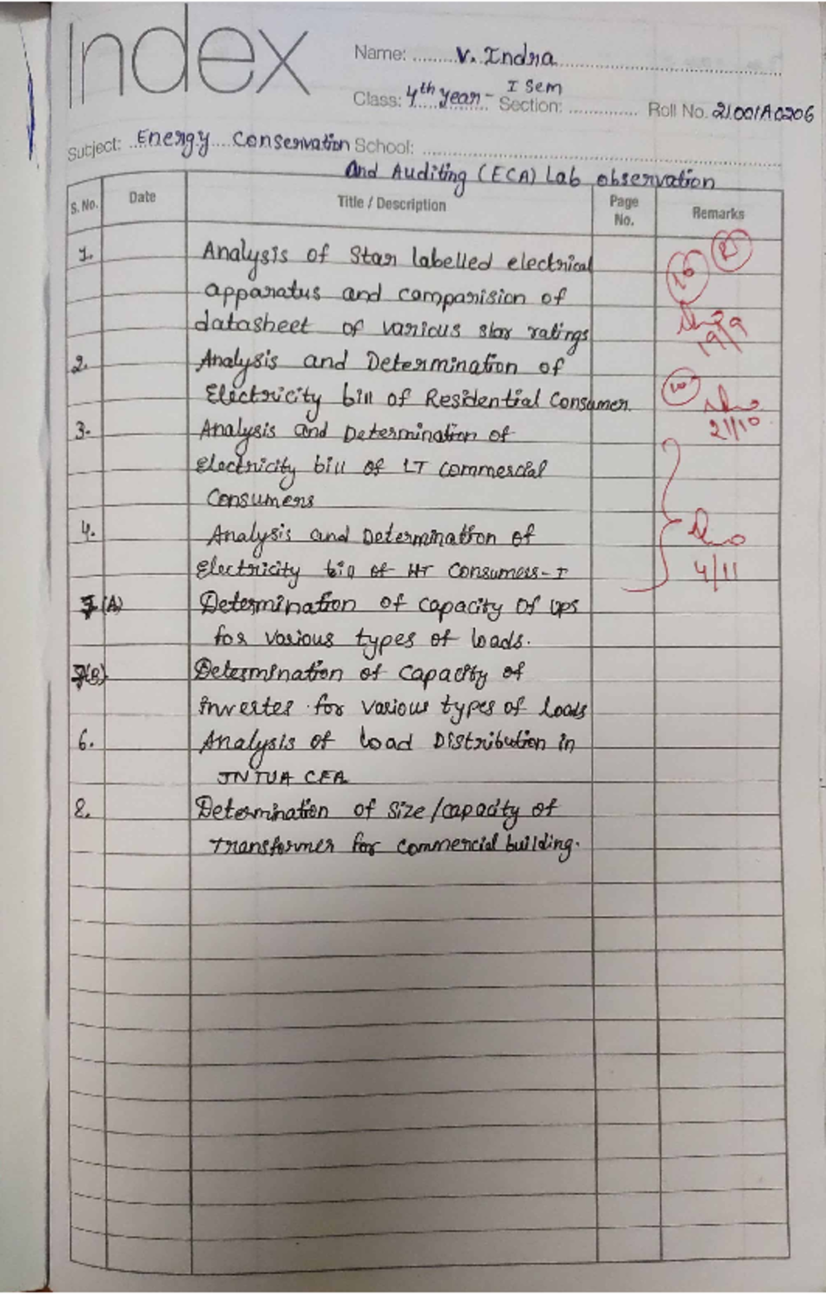 ECA Lab - ECA LAB NOTES USED TO CALCULATE CURRENT BILL POWER CONSUMED ...