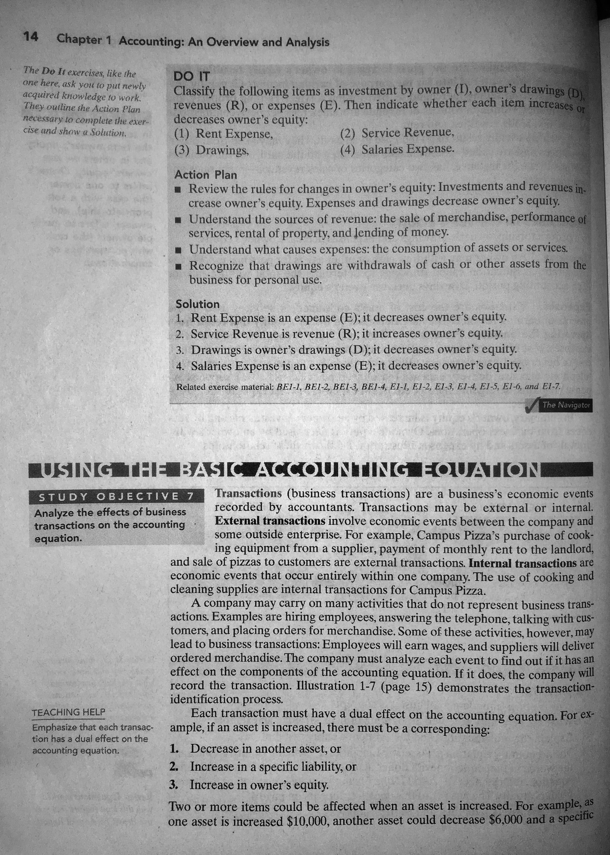 BA 99.1 AY 18-19 Using the Accounting Equation Readings - BS in ...
