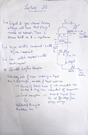 Flash distillation - Flash Separation Separations of liquid and ...