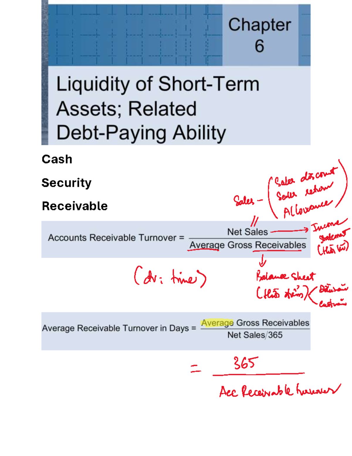 Tóm tắt chap 6 10 - International Finance - Cash Security Receivable ...