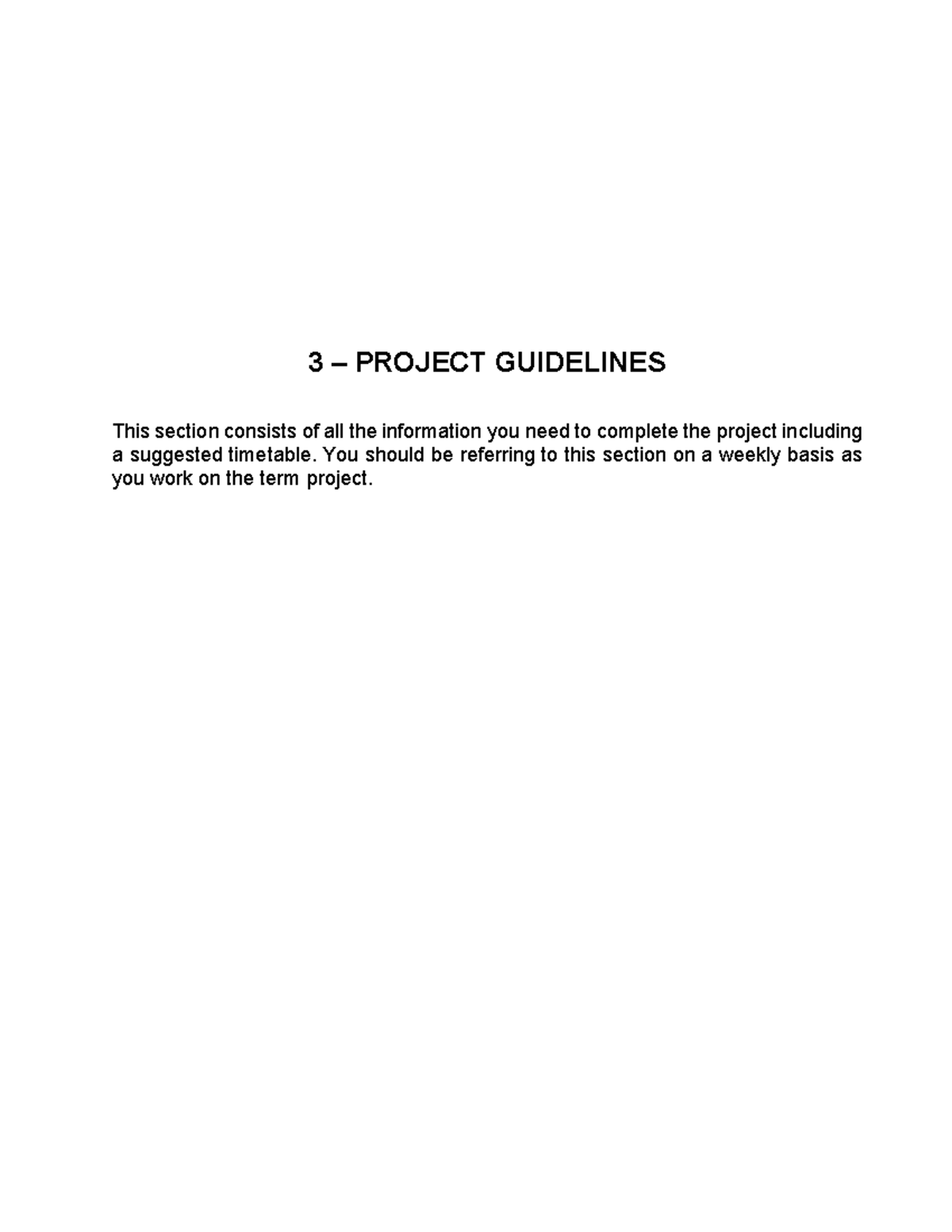 CP 2020-2021 Section 3 - Course outline - 3 – PROJECT GUIDELINES This ...