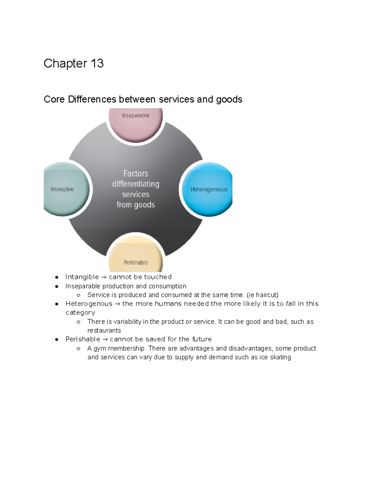 Texbook Midterm Review 3 (13-18) - Chapter 13 Core Differences between ...