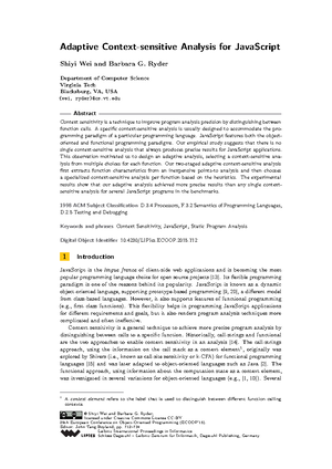 Fully Abstract Compilation to Java Script - HAL Id: hal- hal.inria/hal ...