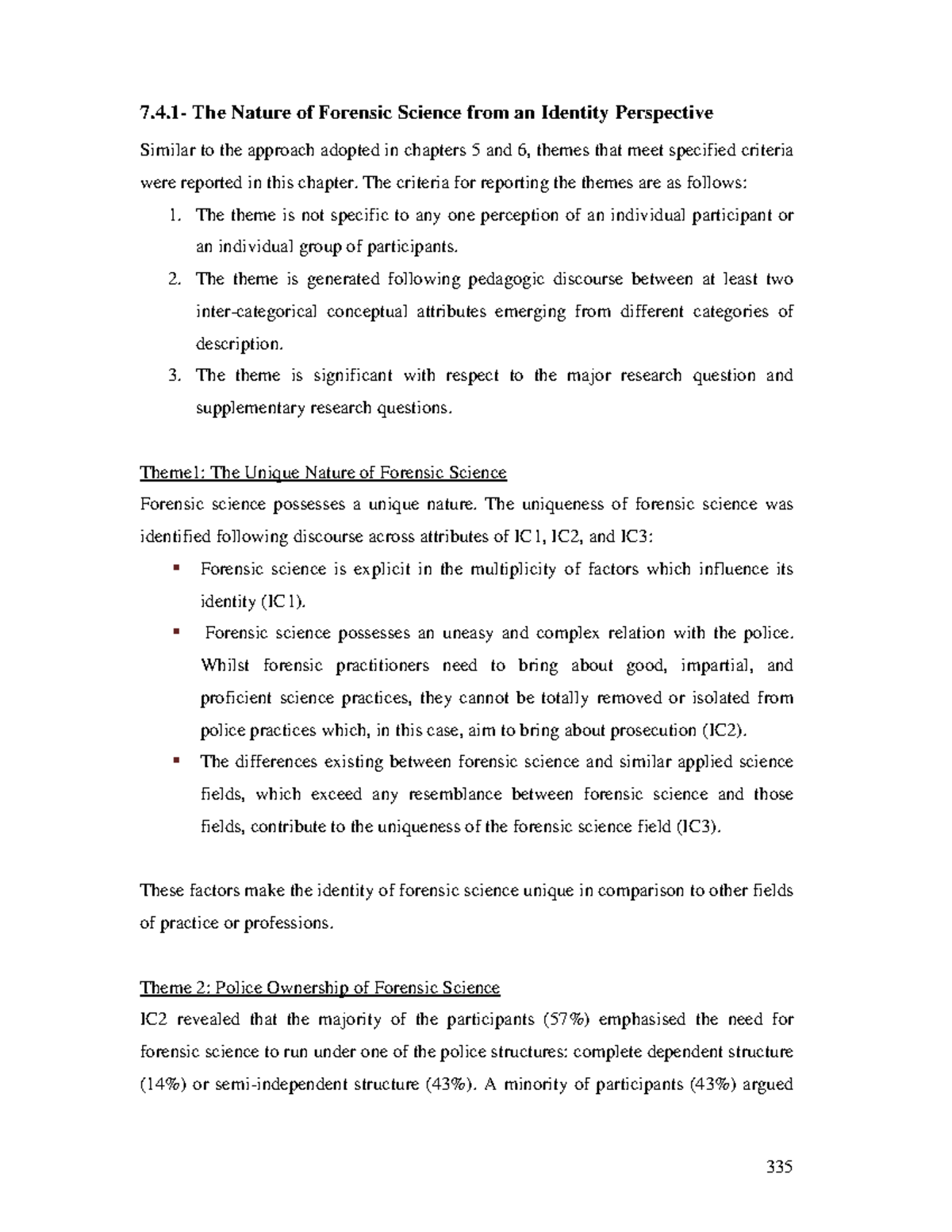 Forensic Science-85 - 335 7.4- The Nature of Forensic Science from an ...