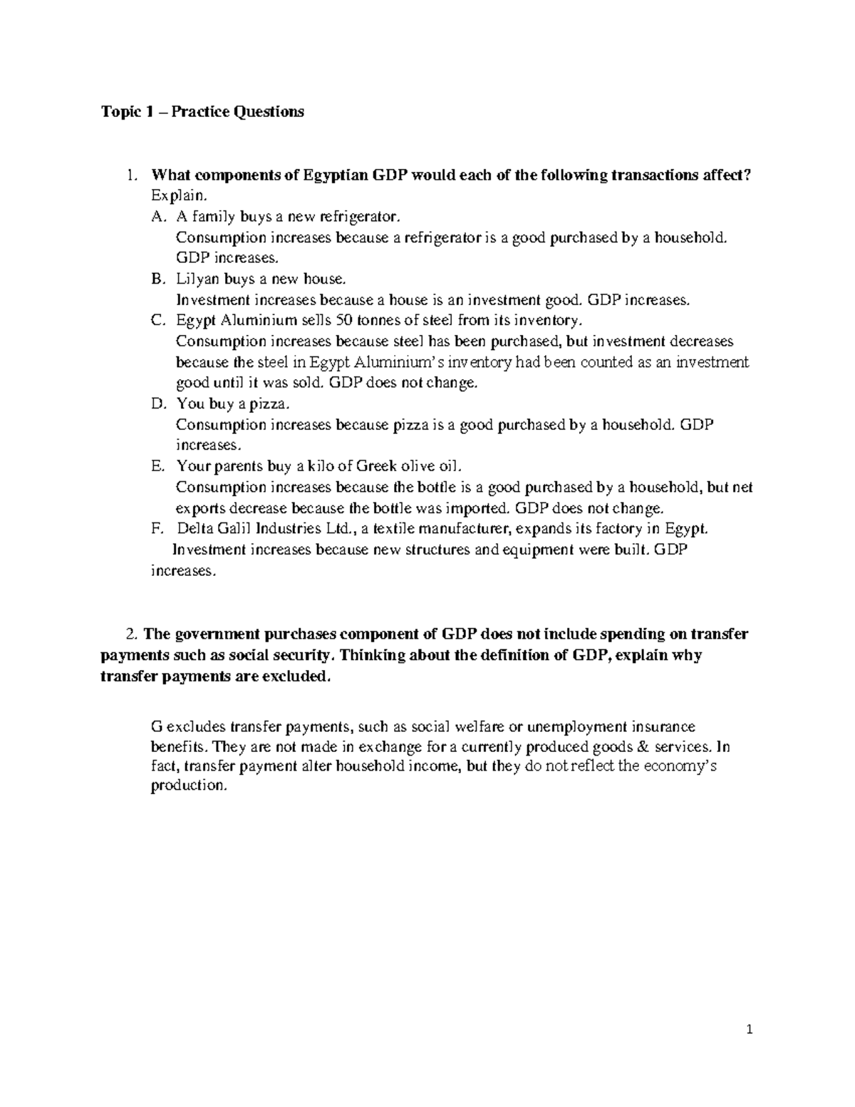 Topic 1 - Practice Questions - Warning: TT: undefined function: 32 ...