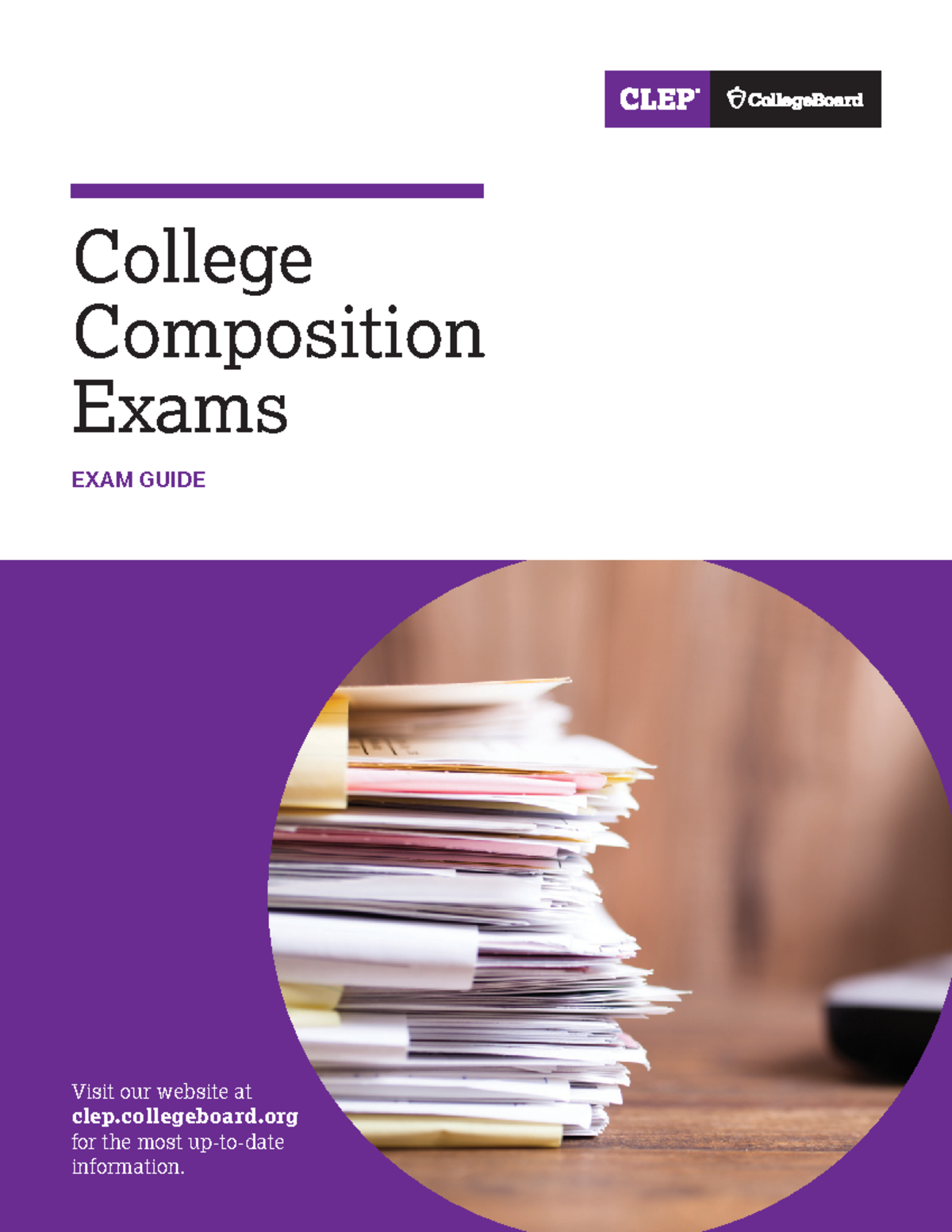 00951 007 2019 CLEP Eguides College Composition P5 ADA v0 - Visit our ...