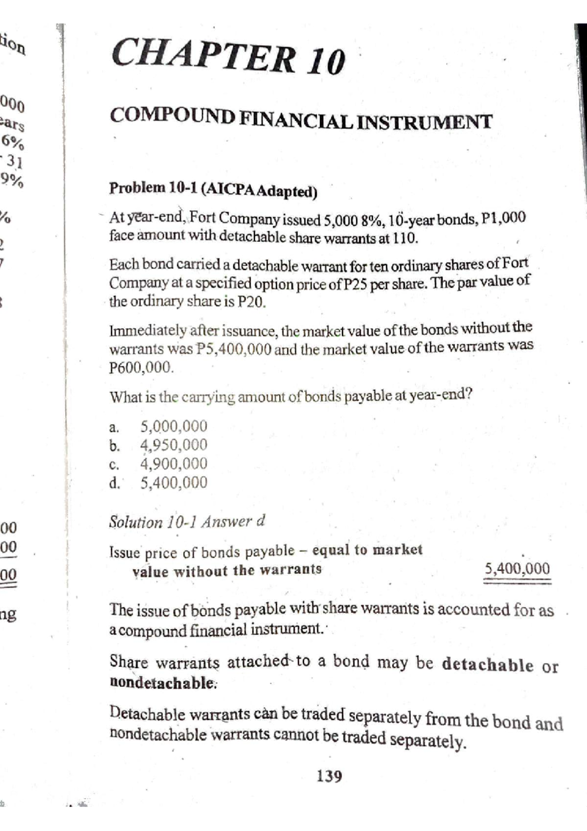 Compound FS - accounting - Financial Accounting and Reporting - Studocu