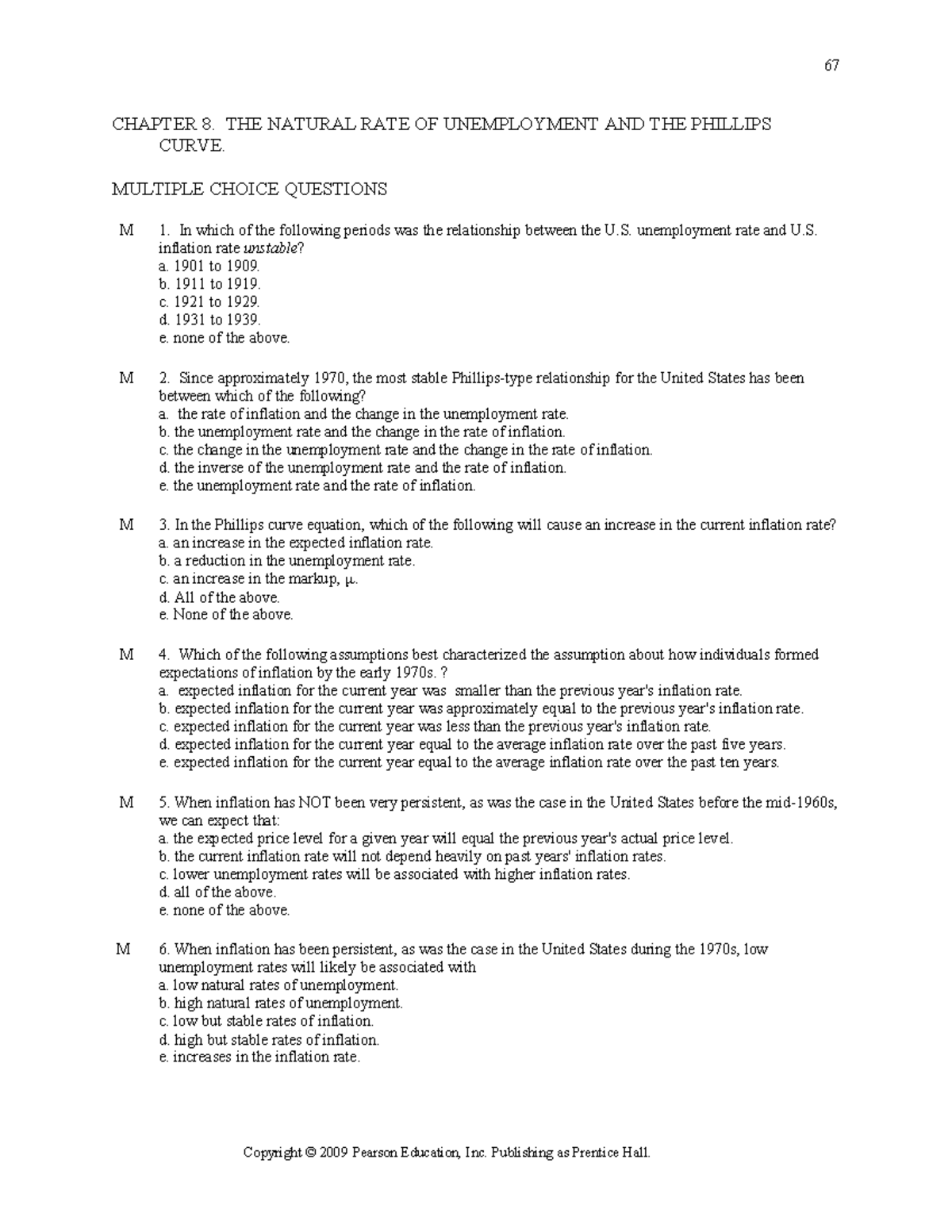 Ch8 TB 5e - Chapter 8 questions and answers - CHAPTER 8. THE NATURAL ...