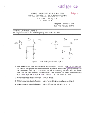 3043 hw 9 - Exam Practice - ECE 3043 - Studocu