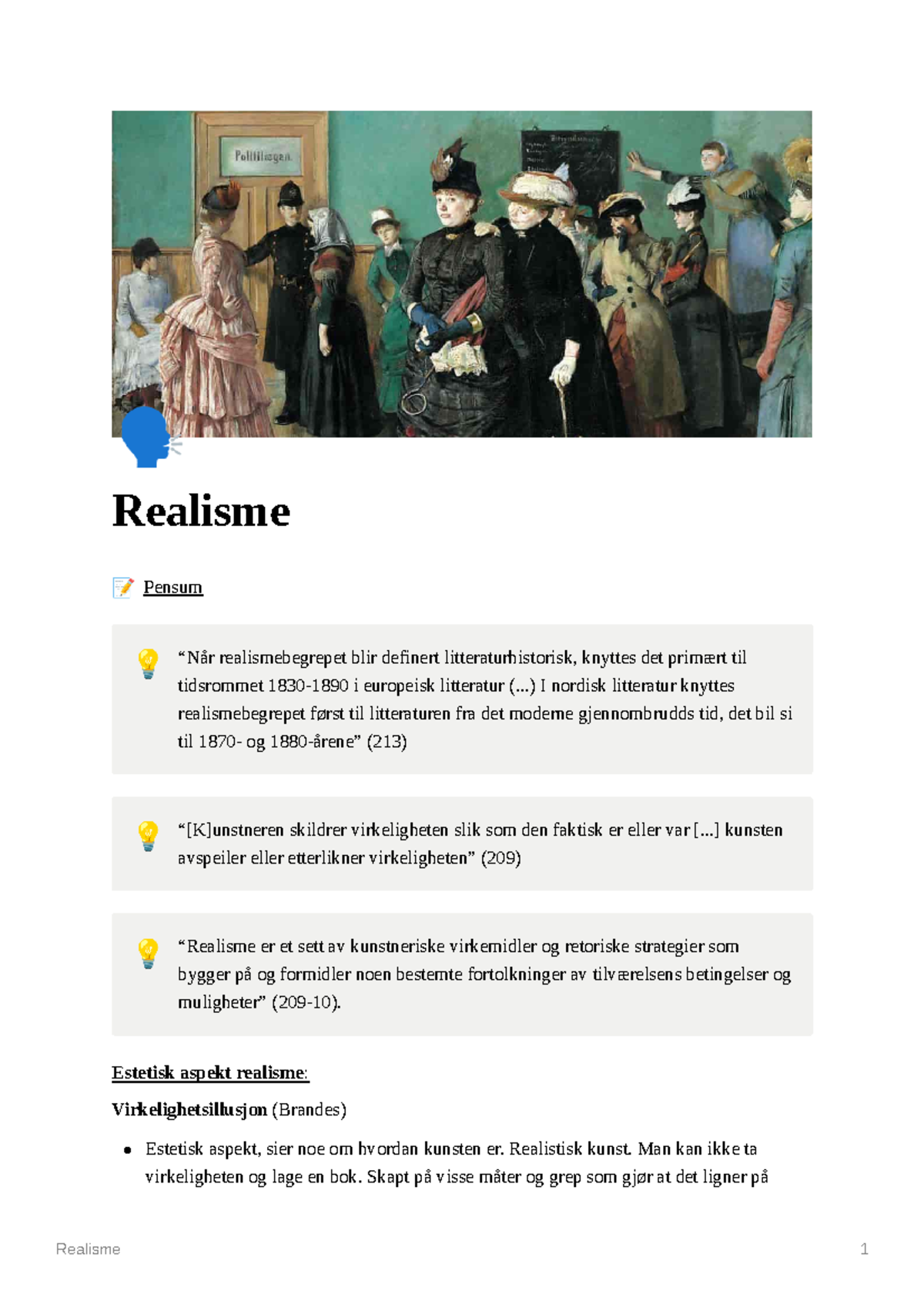 Période Du Réalisme: Le Réalisme Au Xixème Siècle – AMRX
