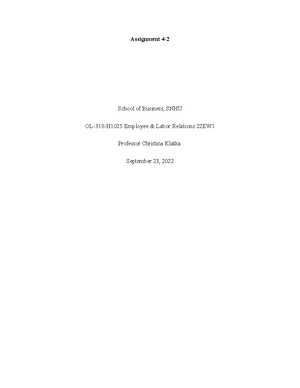 Principles of Management Final Project 1 BUS 210 - OL215 - SNHU - Studocu