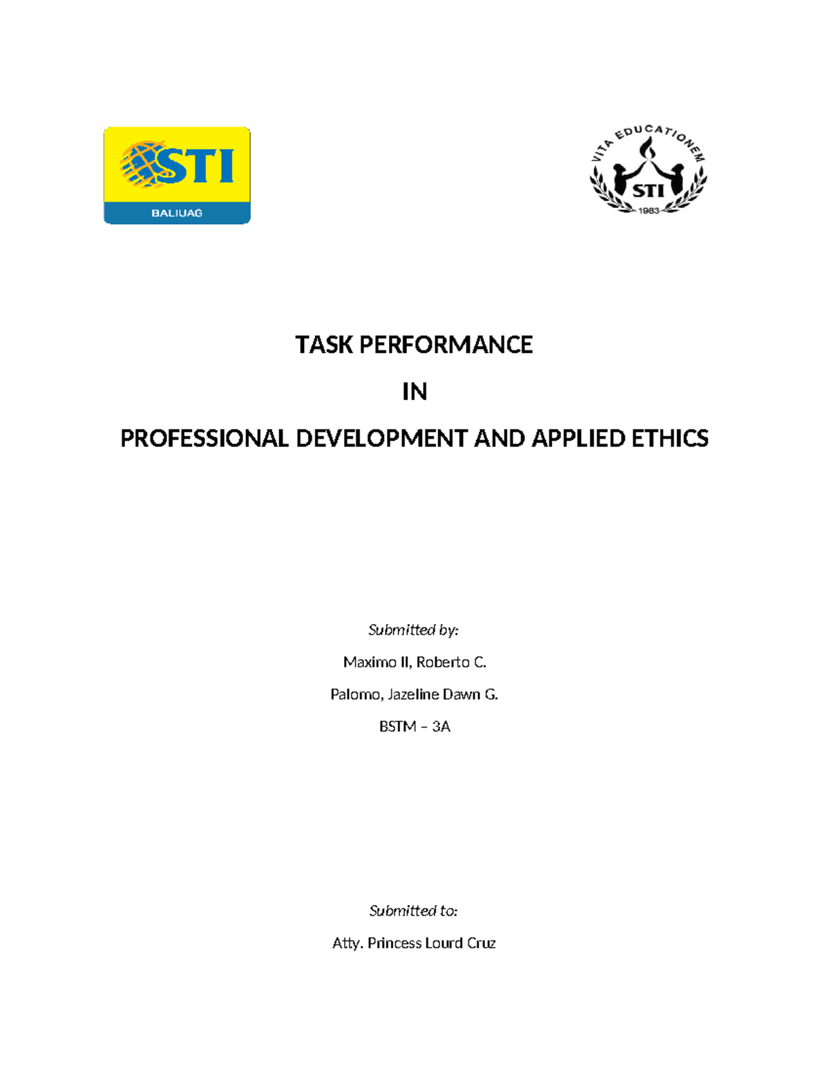 03 TASK Performance Maximo Palomo - TASK PERFORMANCE IN PROFESSIONAL ...