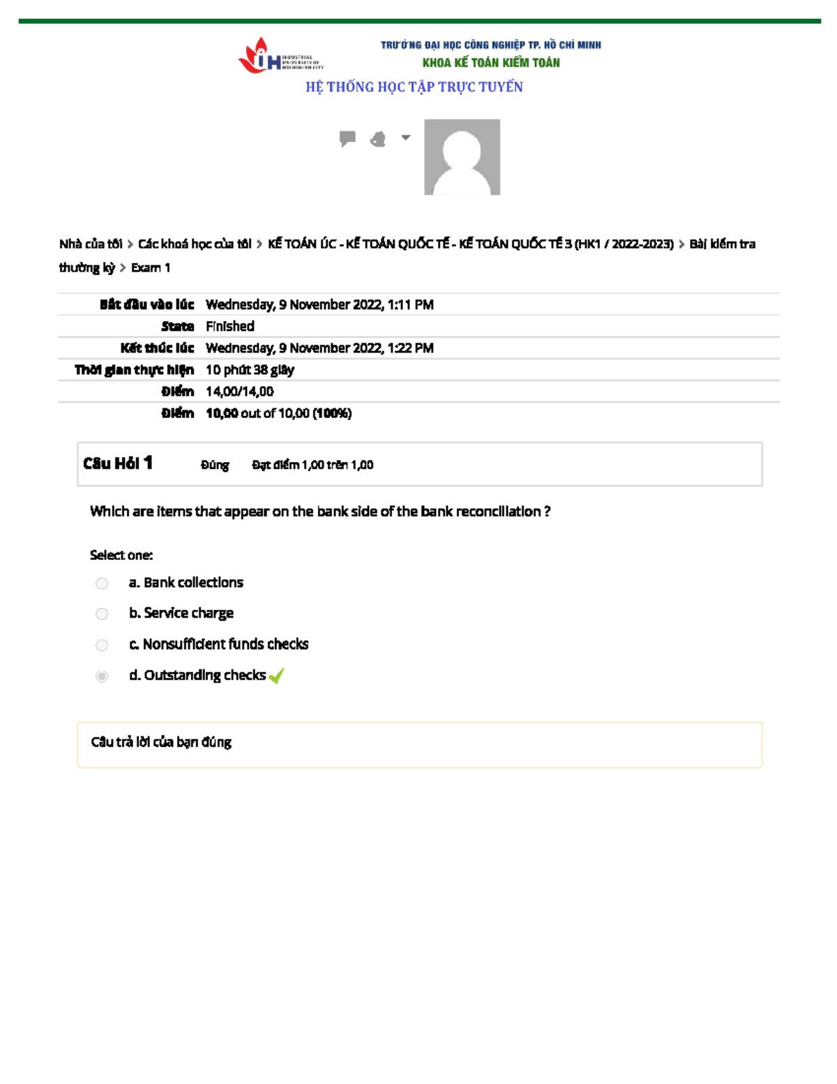 LMS Bài 1 - LMS Kế Toán Úc bài 1 - nguyên lí kế toán - Studocu