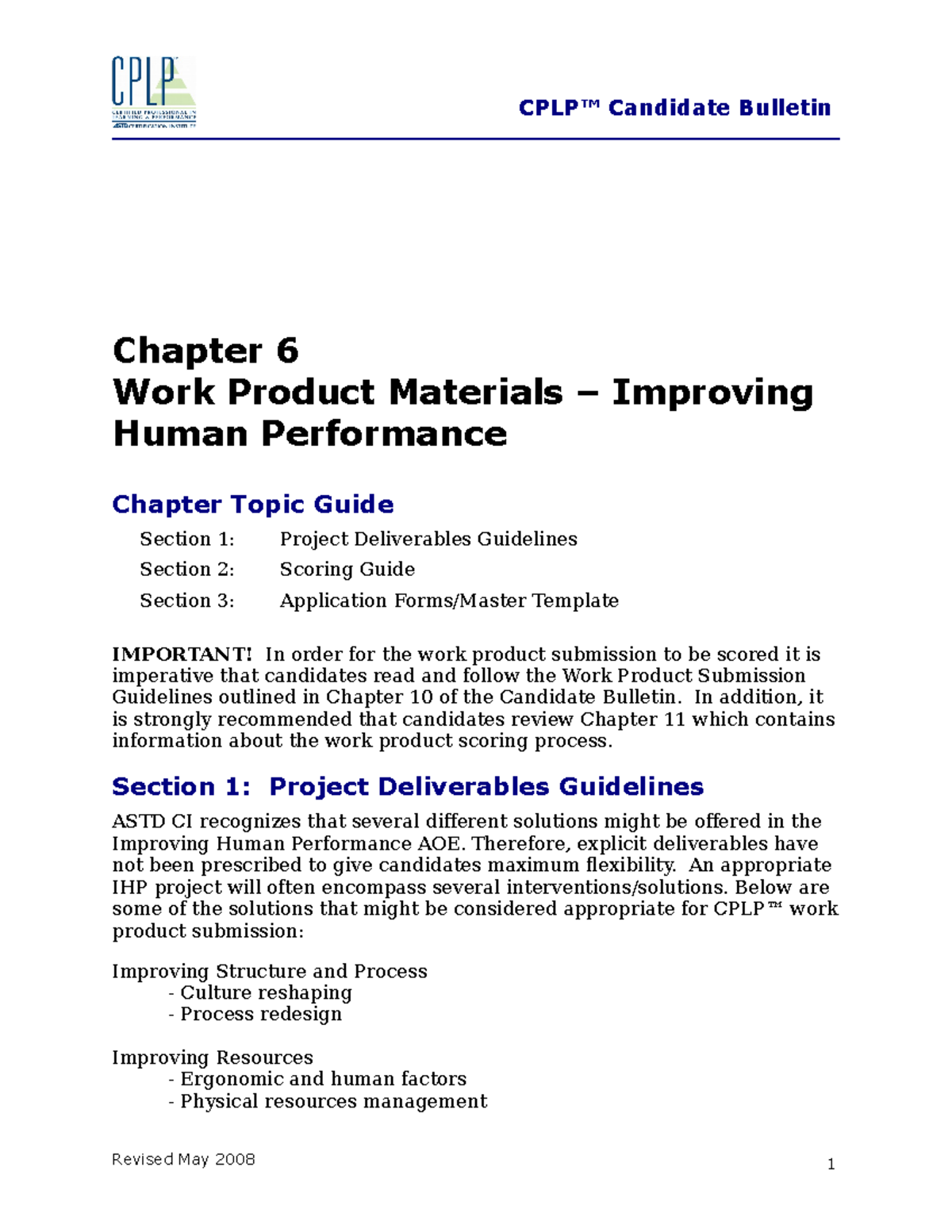 Management- WORK Product Materials Improving Human Performance ...