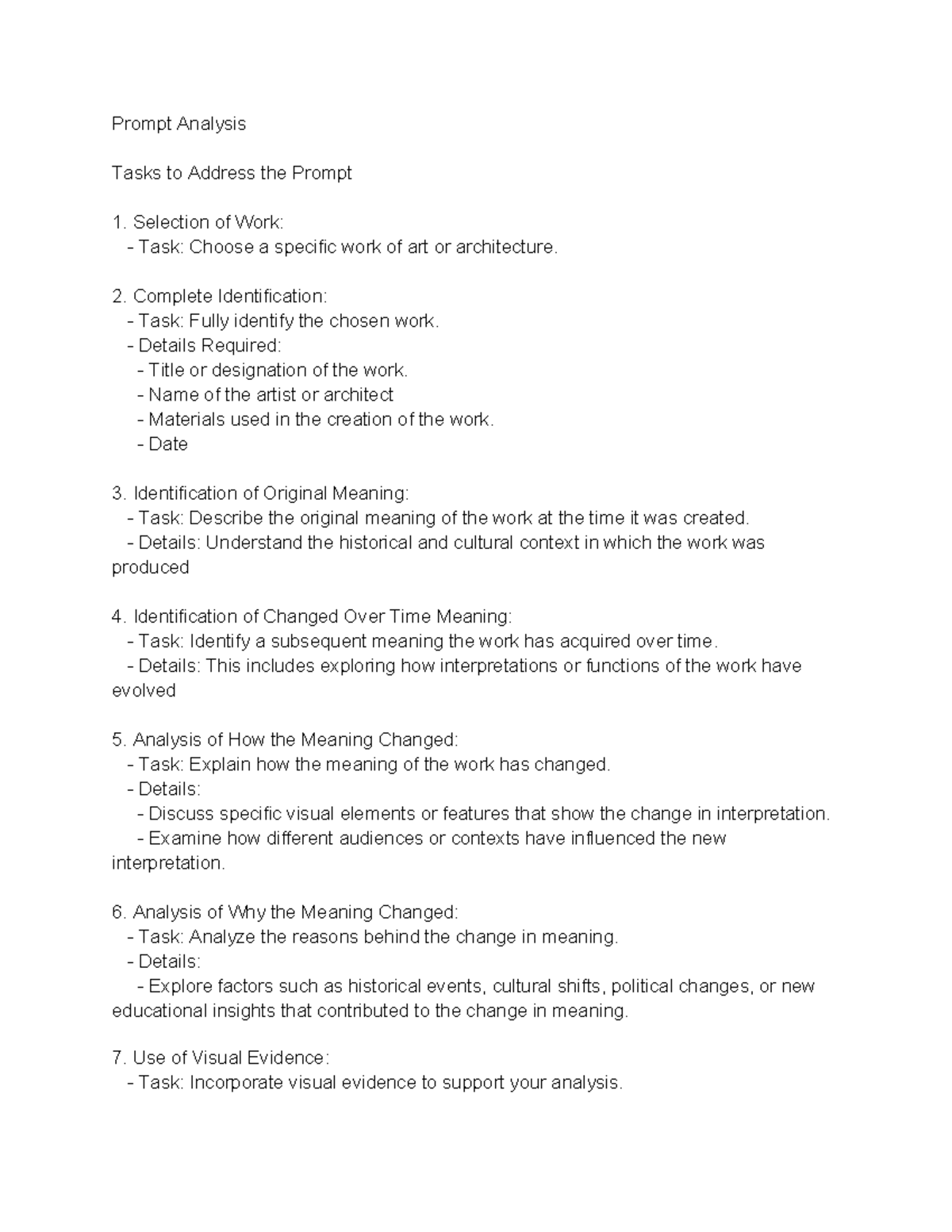 1.03 Assignment - Prompt Analysis Tasks to Address the Prompt Selection ...