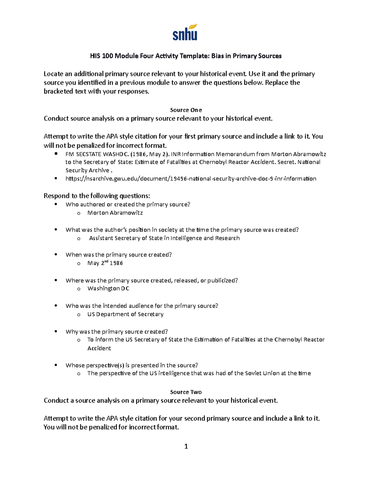 Perspectives in History module 4 received full points 100 GRADE: A ...