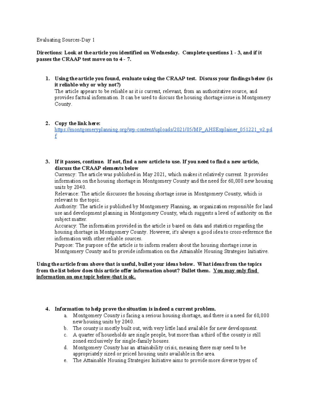 Evaluating Sources Day 1 - Evaluating Sources-Day 1 Directions: Look at ...