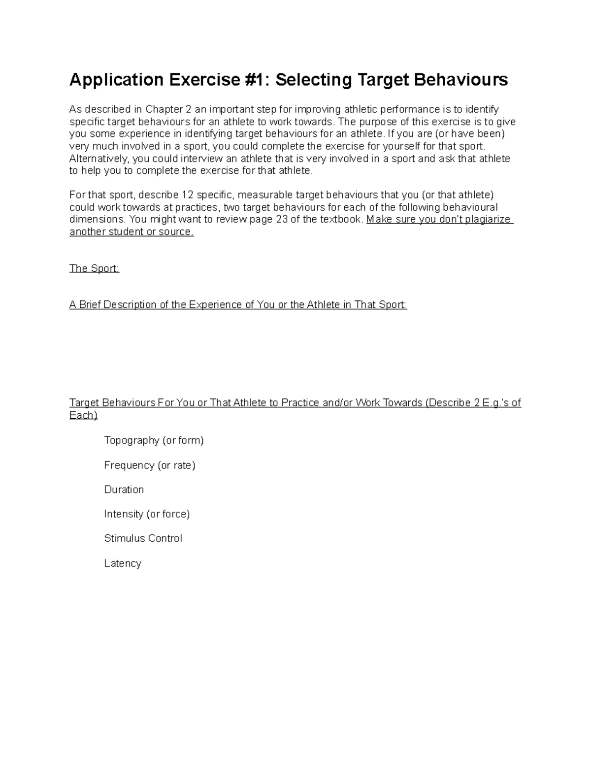 2660 - Application Exercise 1 - Spring 2019 - Application Exercise #1: Selecting Target ...