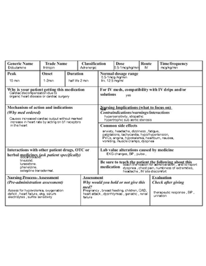 Epinephrine drug card - Text epinephrine adrenalin, epipen ...