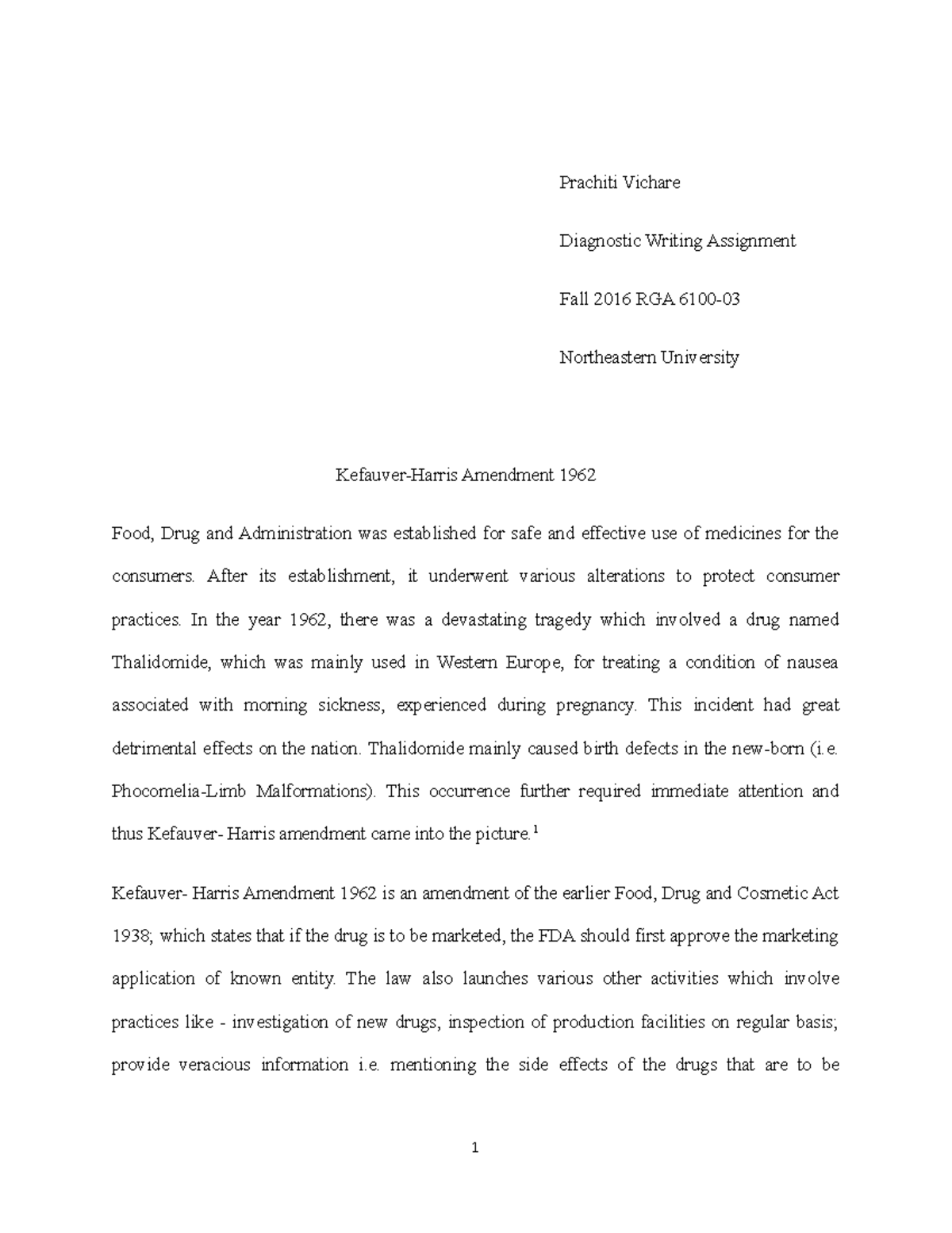 Kefauver-Harris Amendment 1962 - Introduction To Drug And Medical ...