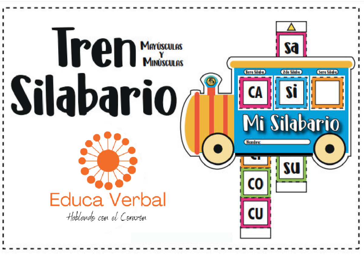 Juego El tren silabario - Tren MAYÚSCULAS Y MINUSCULAS Tera State Zde ...