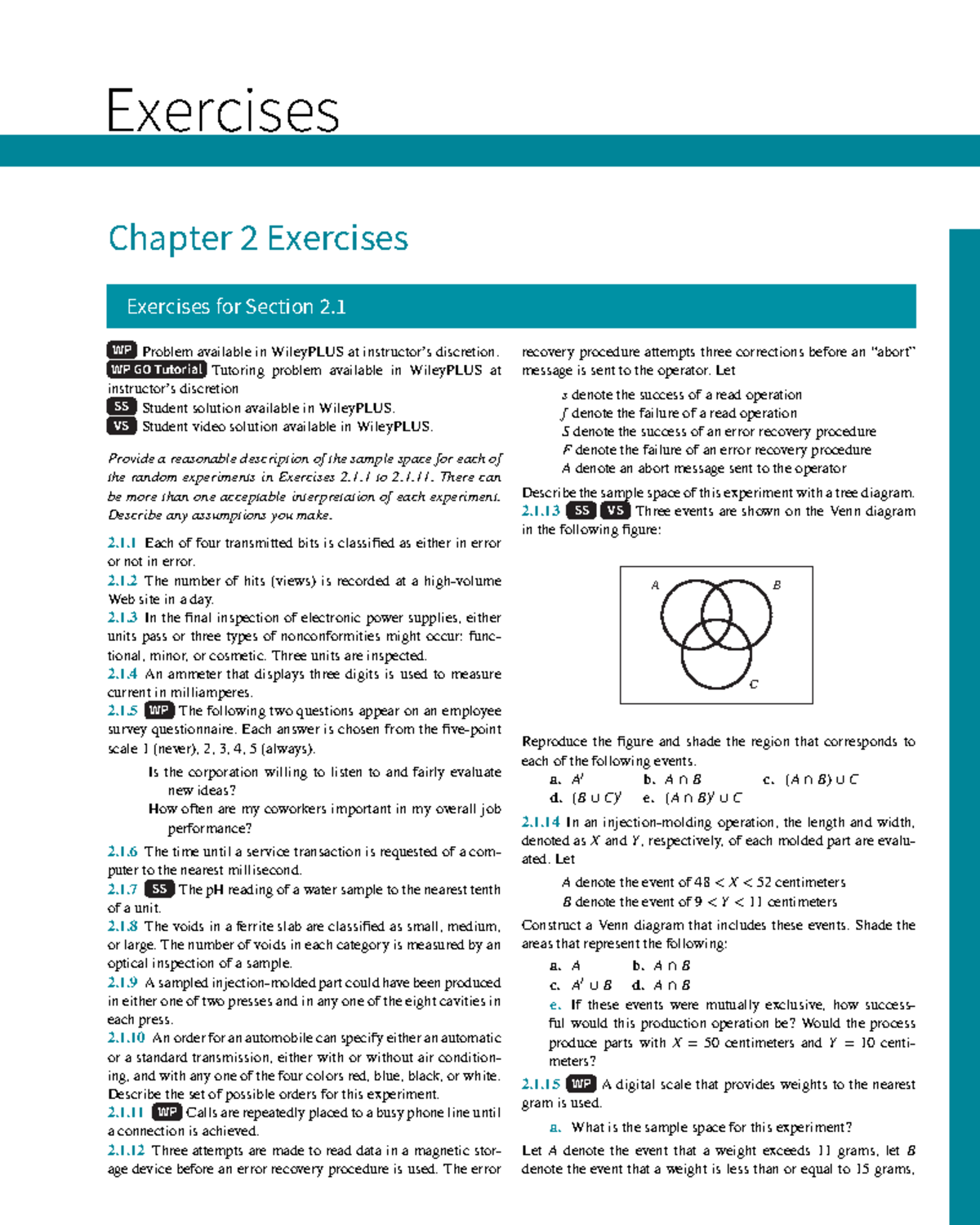 025419447 - Exercises Chapter 2 Exercises Exercises for Section 2. WP ...