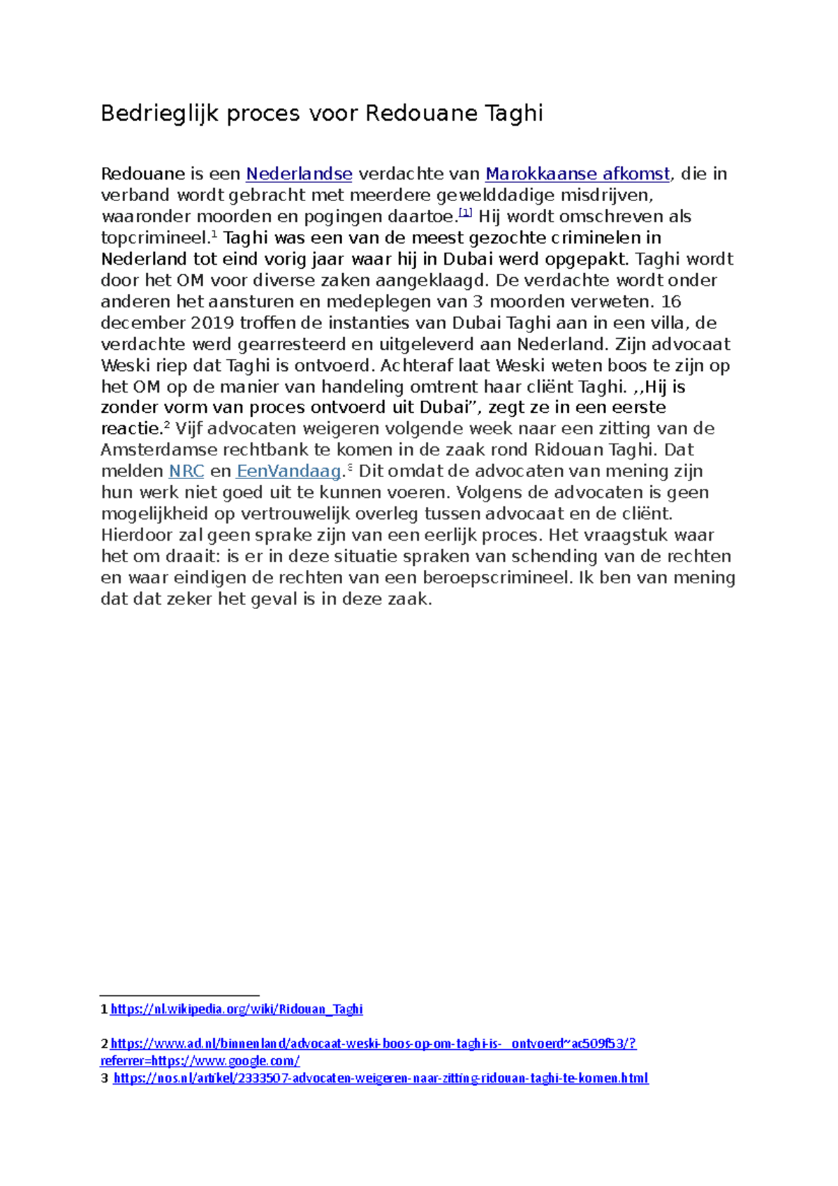 Betoog redouane taghi - Bedrieglijk proces voor Redouane Taghi Redouane ...